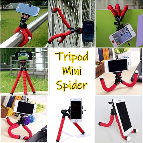 Jual Flexible Tripod Mini Spider Stand Gorila Monopod Fleksibel ...