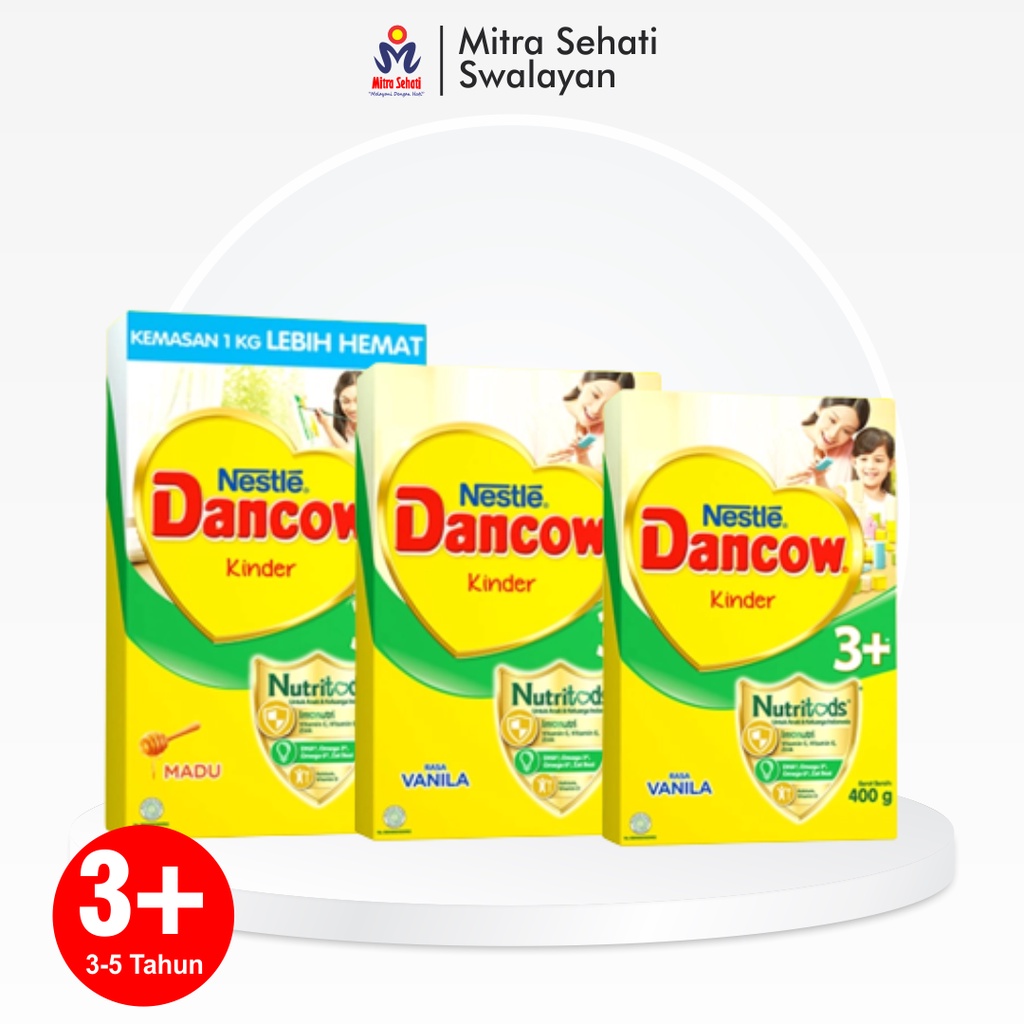 Jual SUSU DANCOW 3+ SUSU ANAK USIA 3-5 TAHUN KEMASAN BOX 200g 400g 800g ...
