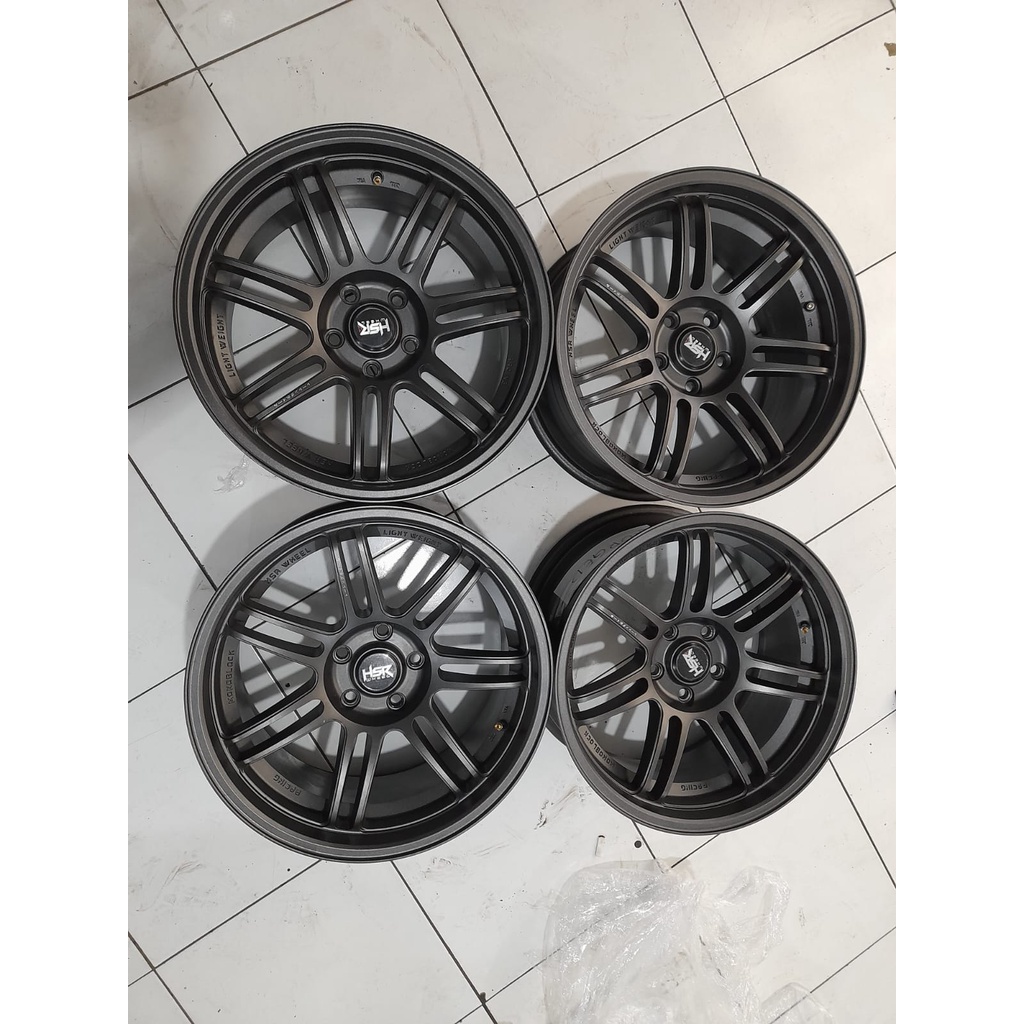 Jual Velg Hsr Boon Seken Racing Jdm ring 18 Lebar 9,5 Hole Pcd 5x114 et25 Spek Civic Turbo ...