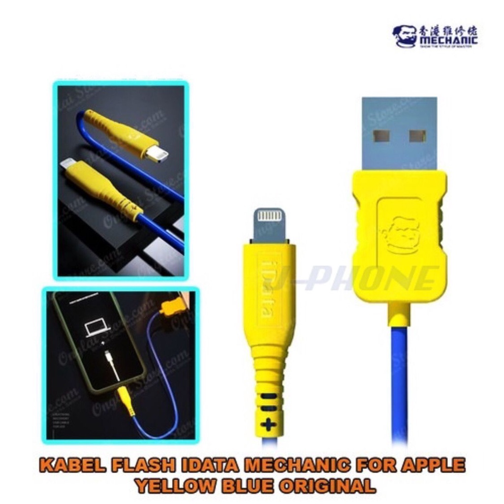 Jual KABEL FLASH IDATA MECHANIC FOR IPHONE ORIGINAL | Shopee Indonesia