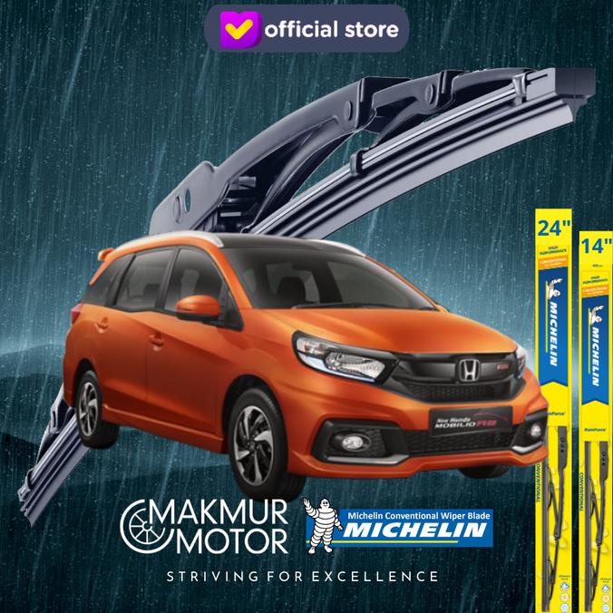 Jual Michelin Rainforce Conventional Wiper For Mobilio | Shopee Indonesia