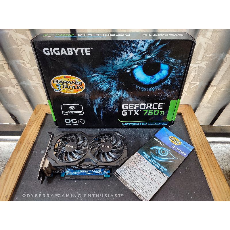 Jual GIGABYTE GeForce® GTX 750 Ti WindForce 2X OC 4GB GDDR5 Ex Resmi ...
