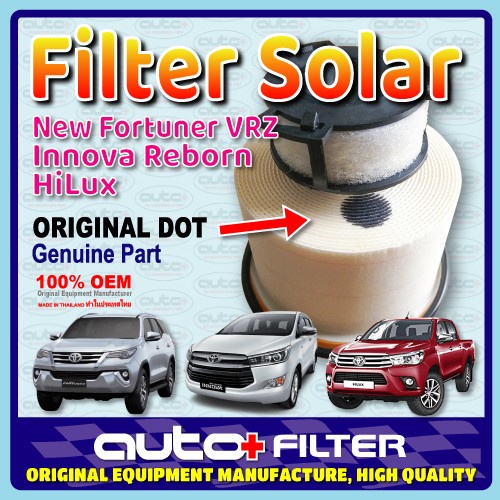 Jual FILTER SOLAR NEW FORTUNER, INNOVA REBORN, HILUX | Shopee Indonesia