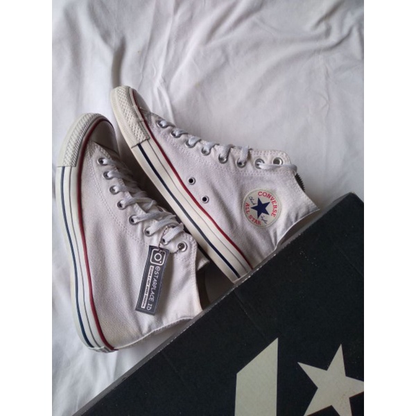 Jual Sepatu Converse CT Second Original White High | Shopee Indonesia