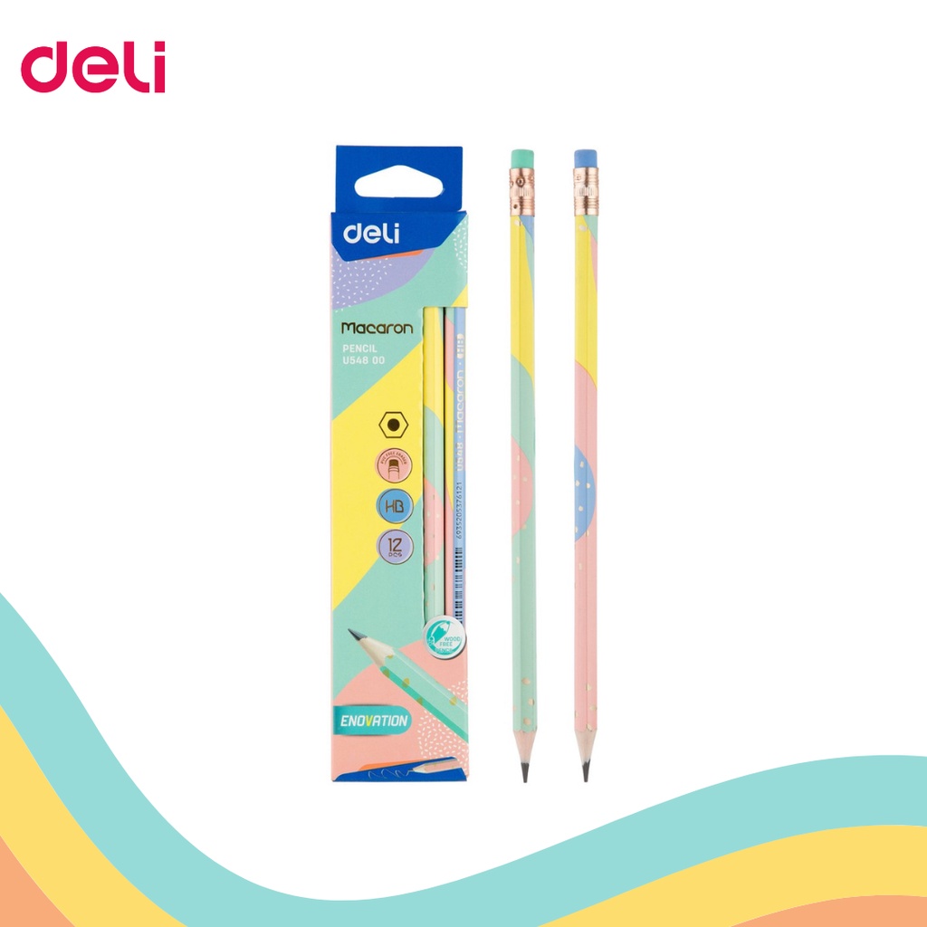 Jual PENSIL HB DELI U-54800 (12 PCS) | Shopee Indonesia