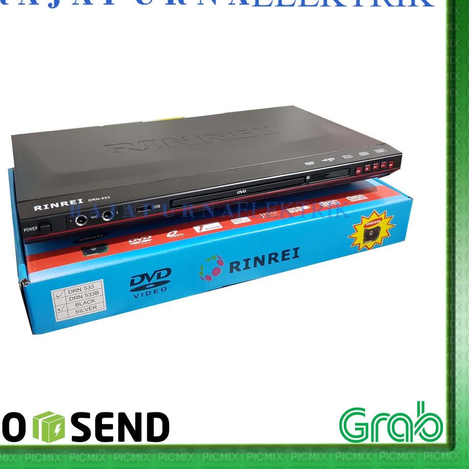 Jual KodeYy5Y9--DVD PLAYER RINREI BESI DRN-533 Optik Samsung ORIGINAL | Shopee Indonesia