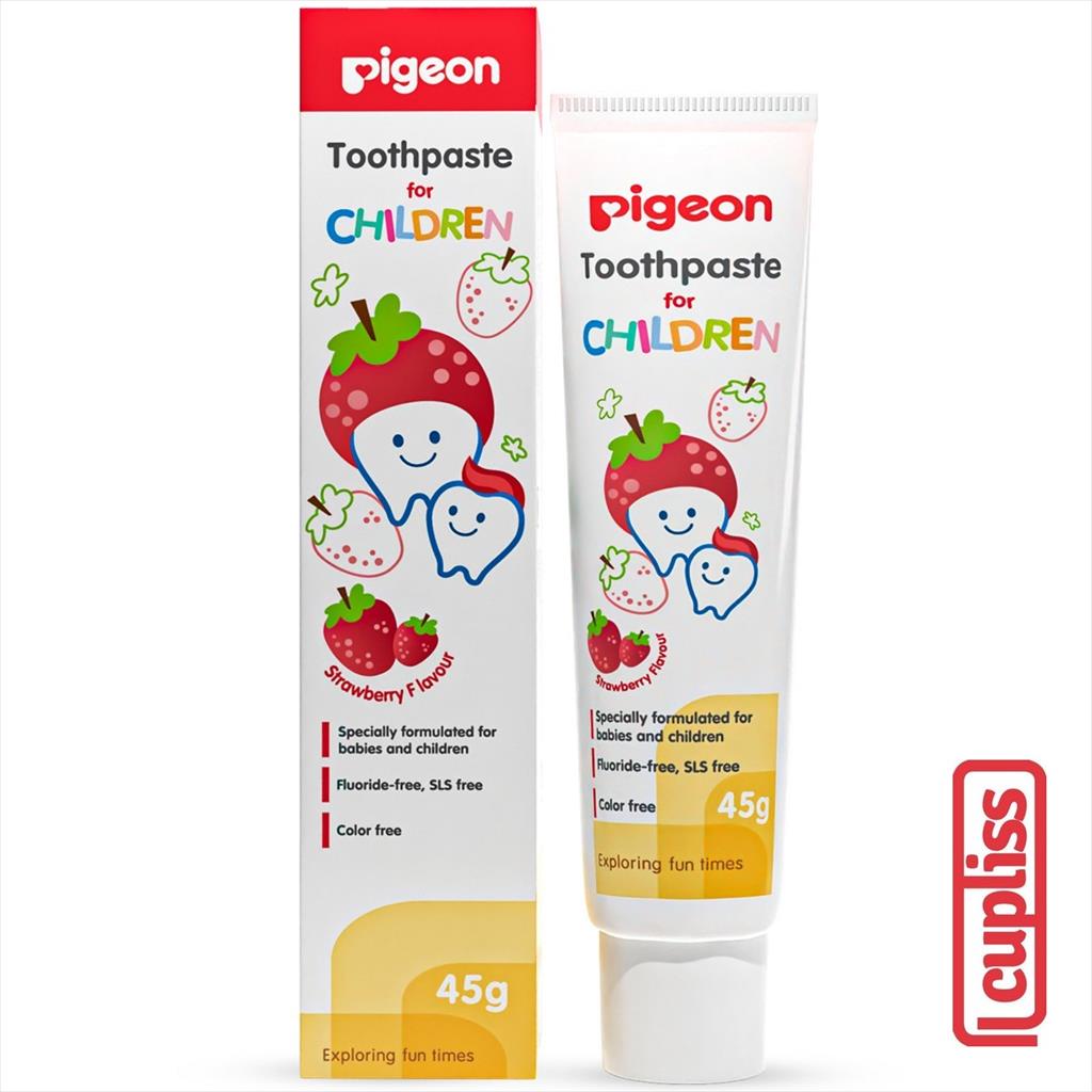 Jual PIGEON Toothpaste 45gr Pasta Gigi Strawberry Odol Stroberi 45 gr ...