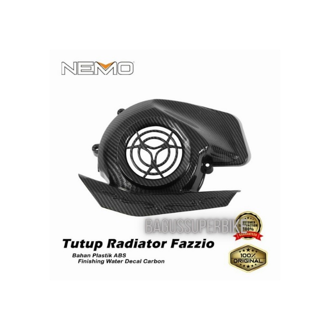 Jual TUTUP RADIATOR YAMAHA FAZZIO CARBON MEREK NEMO motor yamaha fazzio ...