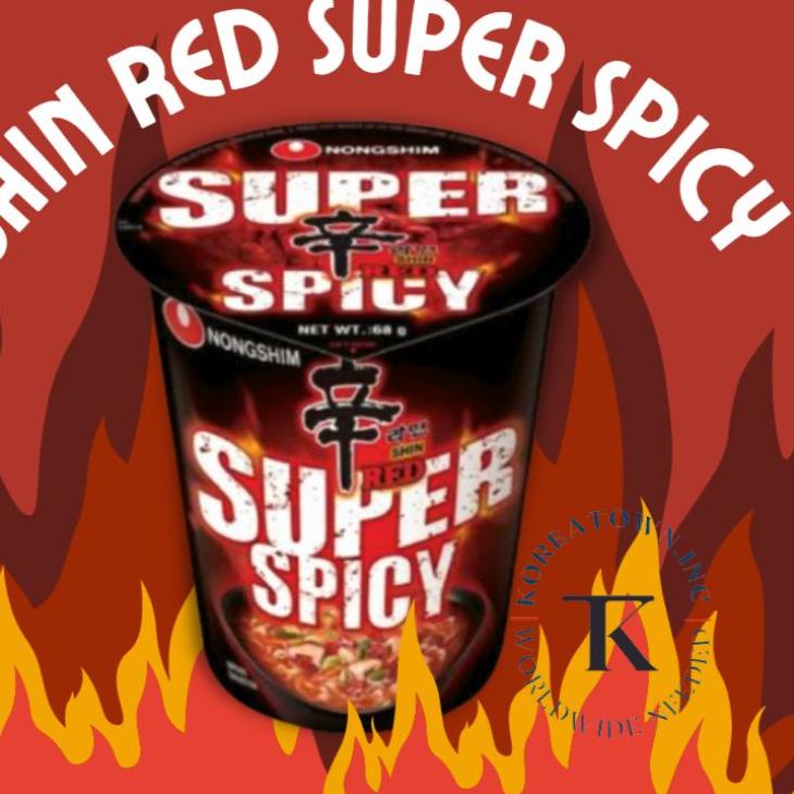 Jual IDx4X8j--NONGSHIM SHIN RED SUPER SPICY CUP SHIN RED CUP RAMYEON ...