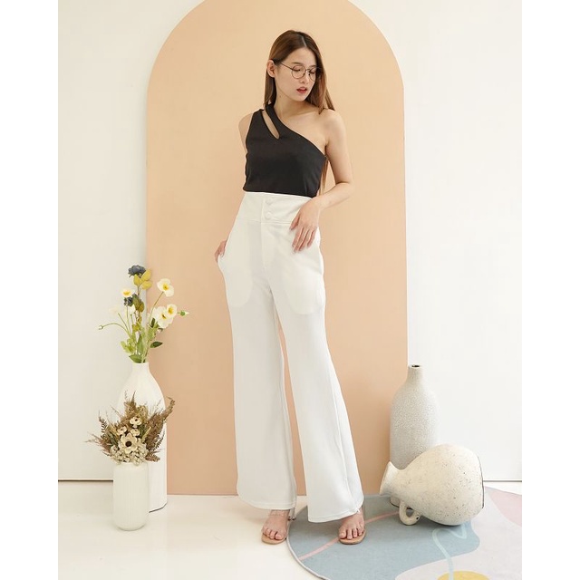 Jual LFG Celana Cutbray Pajang Cl.2679 Putih | Shopee Indonesia