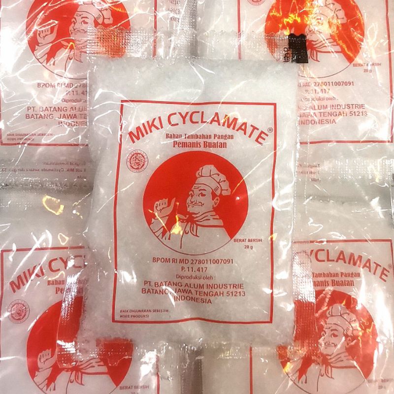 Jual Sari Manis Miki Cyclamate 20 gr | Sari Gula | Pemanis Buatan ...