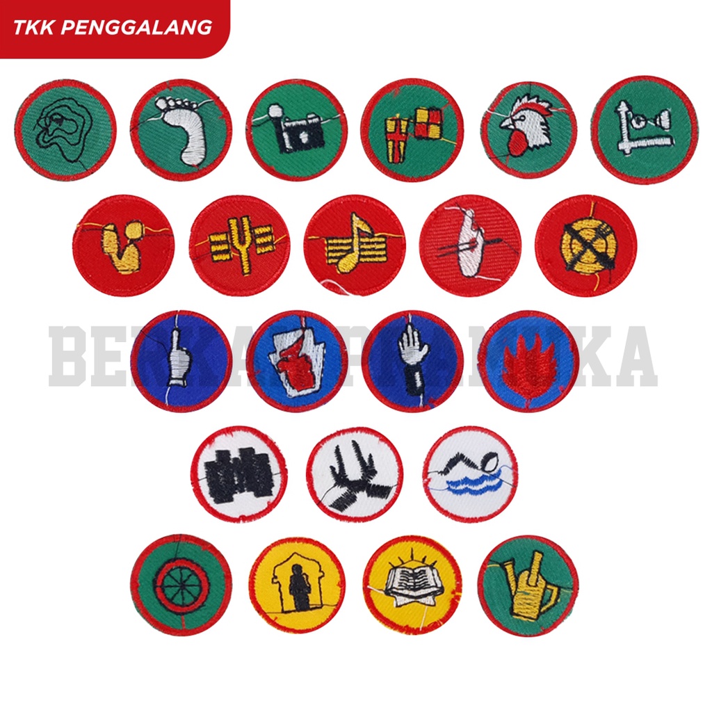 Jual Tkk pramuka bordir non wajib penggalang purwa Melukis Prngrmbara ...