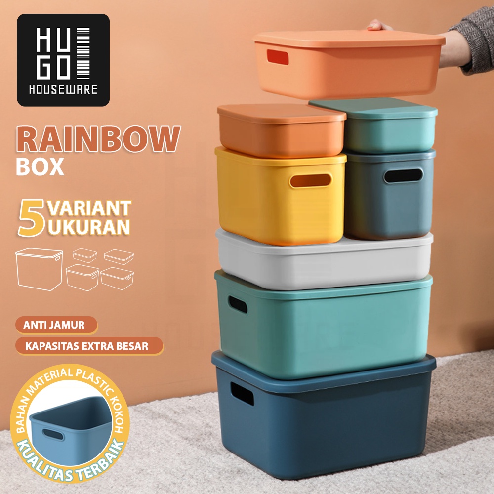 Jual HUGO Kotak Penyimpanan Serbaguna dengan Tutup Storage Box ...