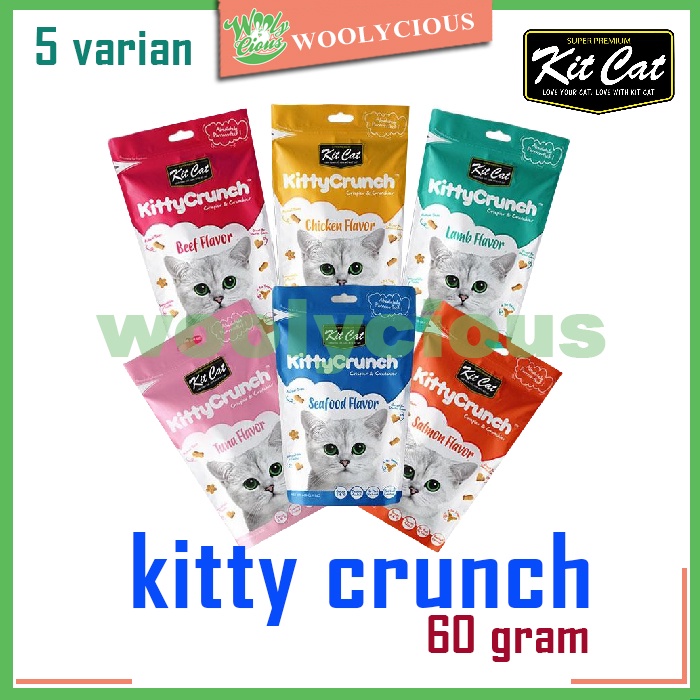 Jual KITTY Crunch KIT CAT Snack Cemilan Pembersih Gigi Mulut Kucing 60 ...