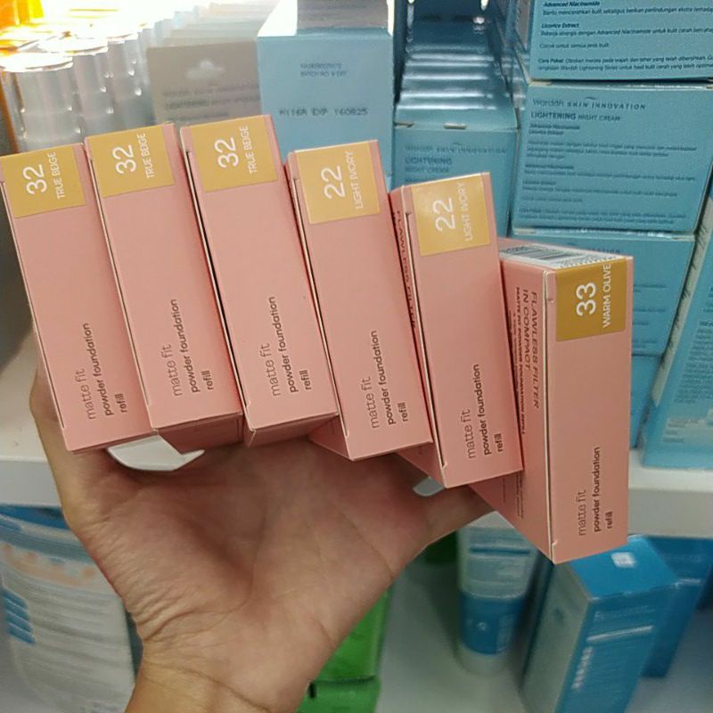 Jual Wardah instaperfect matte fit foundation Refill (kemasan baru ...