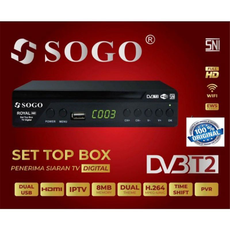 Jual Set Top Box sogo STB digital Reciever STB tv tabung SNI | Shopee ...