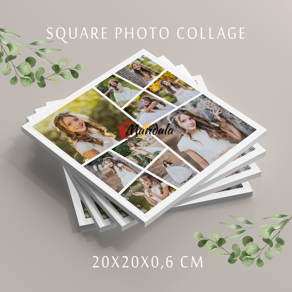 Jual Cetak Foto Hiasan Dinding Dekorasi Dinding Bentuk Square Ukuran ...