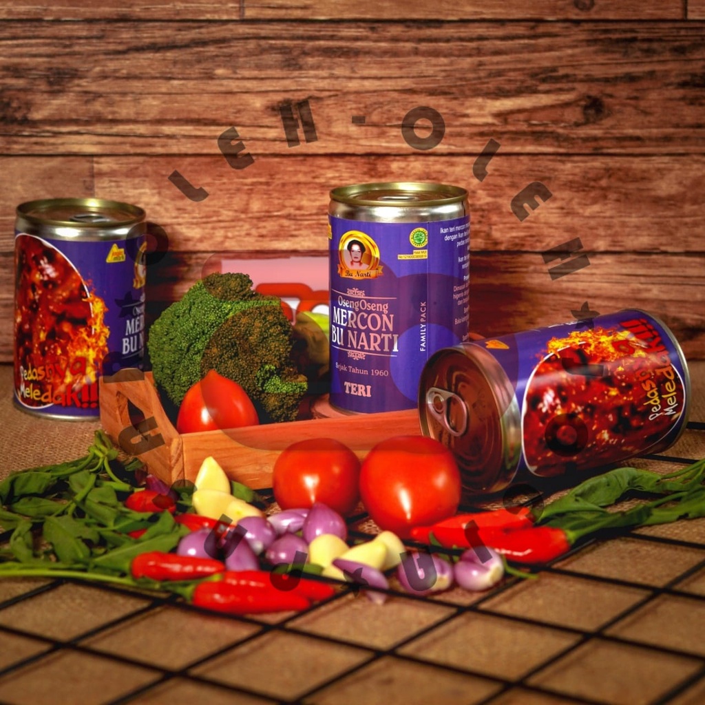 Jual Oseng-Oseng Mercon Bu Narti Makanan Khas Jogja Kemasan Kaleng ...