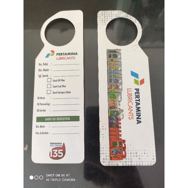 Jual Kartu Ganti Oli | Shopee Indonesia