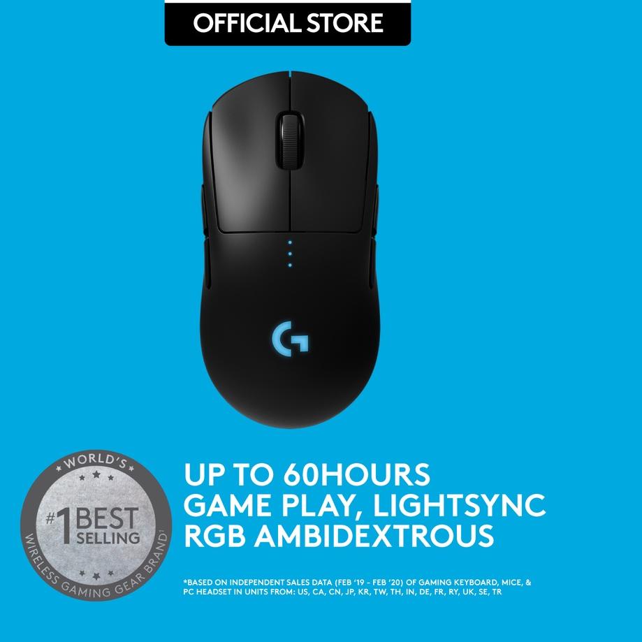 Jual Promo promo--Logitech G PRO Wireless (GPW) Mouse Gaming HERO 25K DPI for eSports | Shopee ...