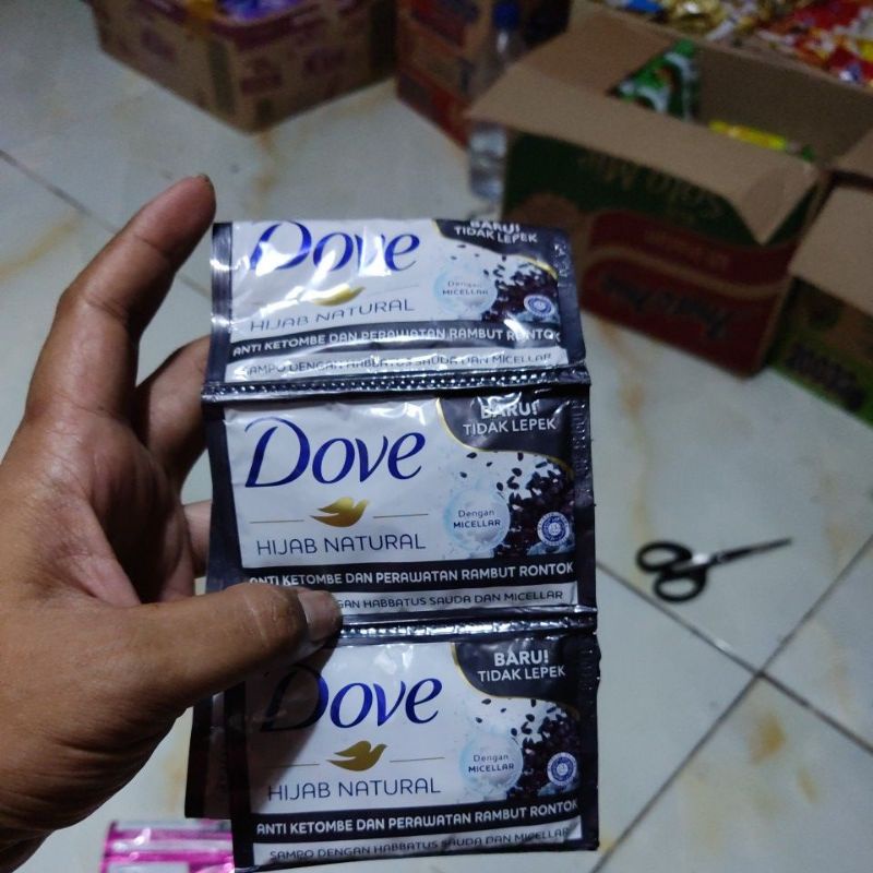 Jual Dove Shampo 1 kemasan Rencengan isi 12 pcs | Shopee Indonesia