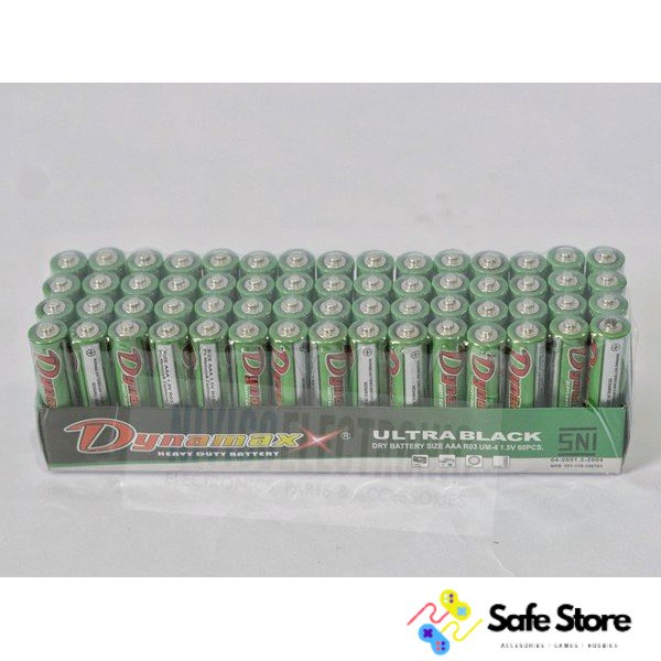 Jual Battery AA AAA Baterai DynaMax Heavy Duty Ultrablack 1pcs A2 A3 ...