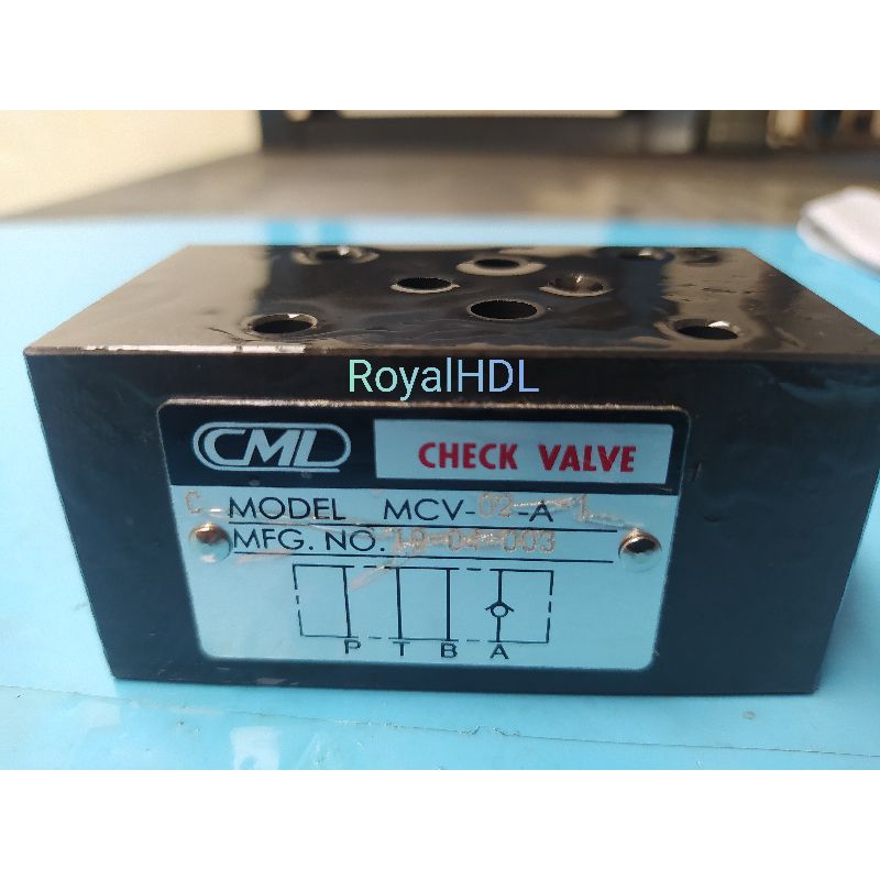 Jual hydraulic modular pilot operated check valve cml camel mcv-02-a-1 ...