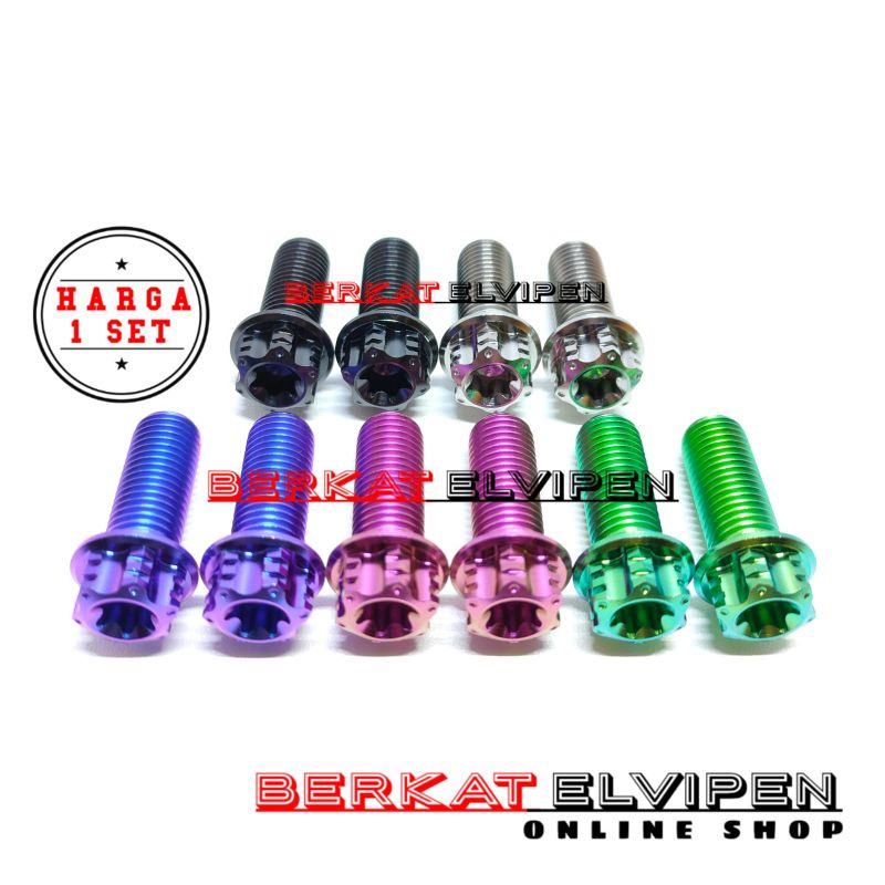 Jual Baut Titanium Gear Head Swing Arm Vario 125 150 160 Pcx Lokal 150 ...