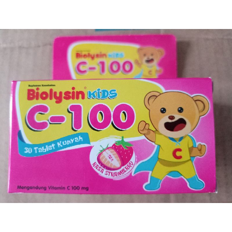 Jual Biolysin Kids C-100 30 Tablet | Shopee Indonesia