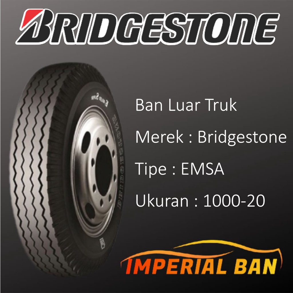 Jual 1000/20 Bridgestone EMSA Ban Truk 10.00 - 20 | Shopee Indonesia