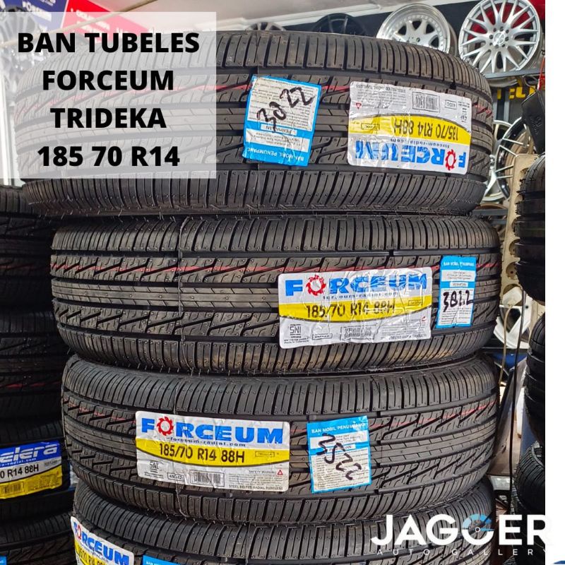Jual ban avanza xenia kijang ukuran standar 185 70 r14 forceum trideka | Shopee Indonesia