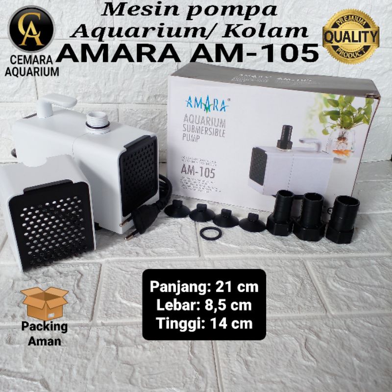 Jual mesin pompa aquarium/ Amara AM-105/ pompa/ pompa aquarium/ pompa ...