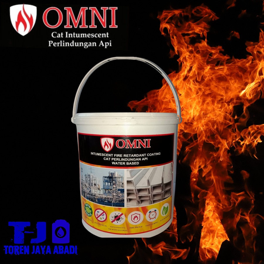 Jual Cat Anti api OMNI / Intumescent Perlindungan api untuk besi 1-4 ...