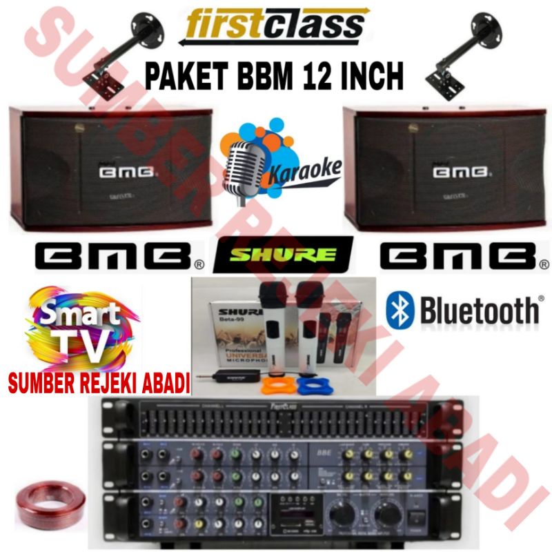 Jual PAKET SOUND SYSTEM KARAOKE BMB 12 INCH BLUETOOTH FIRSTCLASS 4400 ...