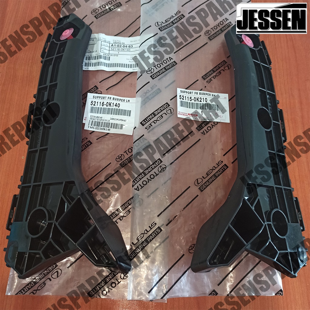 Jual BRACKET BREKET BUMPER DEPAN FRONT INNOVA REBORN KIRI KANAN 52115 ...