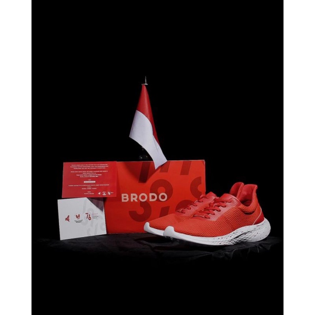 Jual Sepatu Brodo Active Sprint Merah Putih "Limited Edition" | Shopee ...