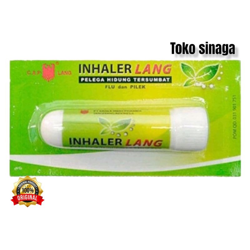 Jual INHALER LANG pelega hidung tersumbat flu dan filek. | Shopee Indonesia
