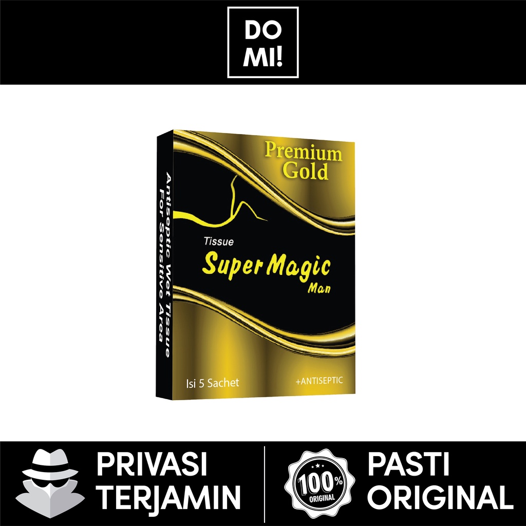 Jual Tissue Super Magic Man Premium Gold (3 pcs) - 100% ORIGINAL ...
