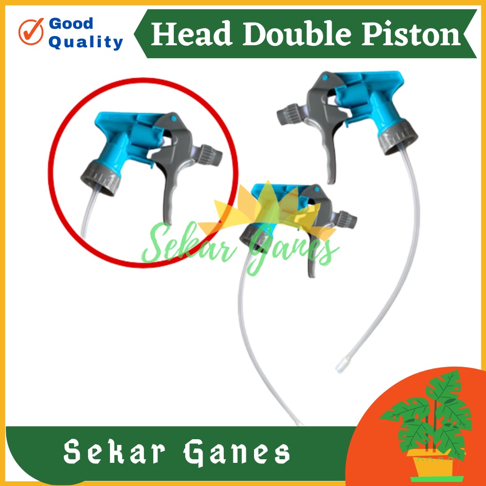 Jual PROMO Kepala Sprayer Semprotan Double Piston KEPALA SEMPROTAN AIR ...