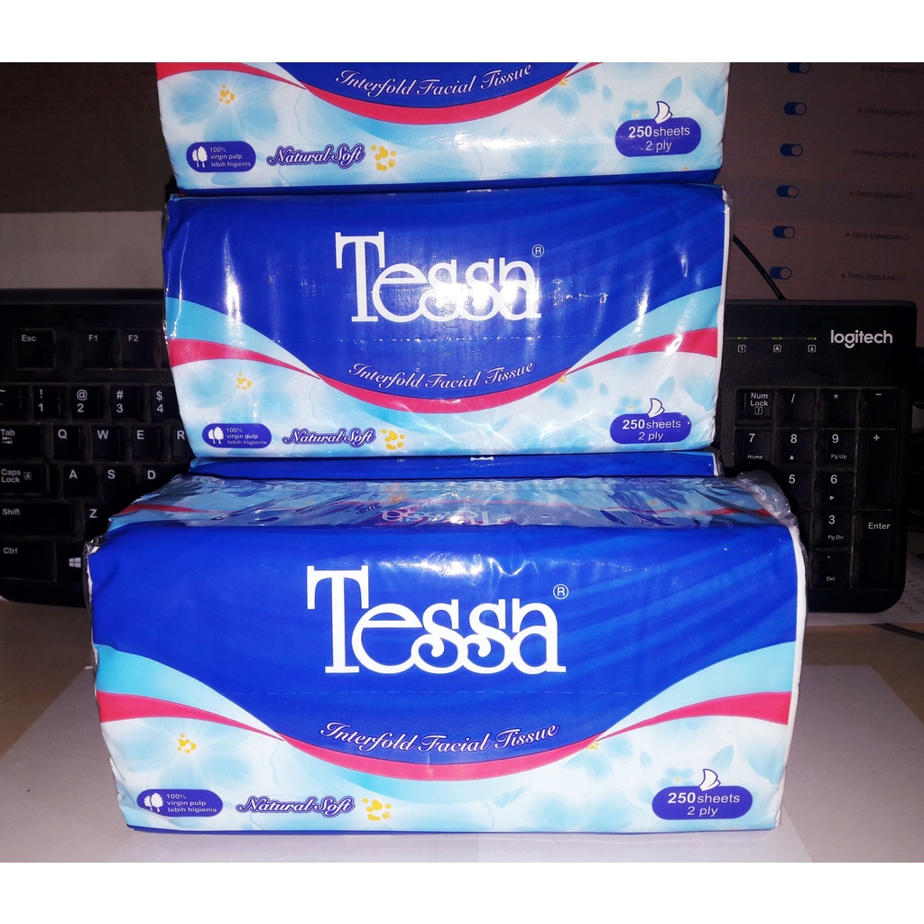 Jual TISSUE TESSA 250 SHEET ( 1 PACK ISI 4 PCS )/ TESSA 250 SHEET ...