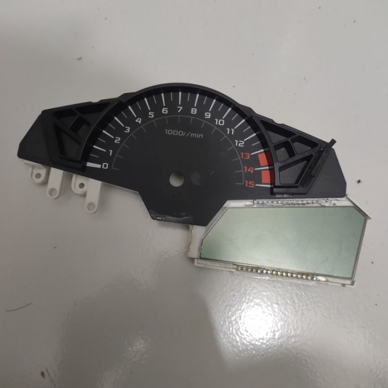Jual LCD dan dudukan papan layar speedometer ninja 250 FI old asli ...