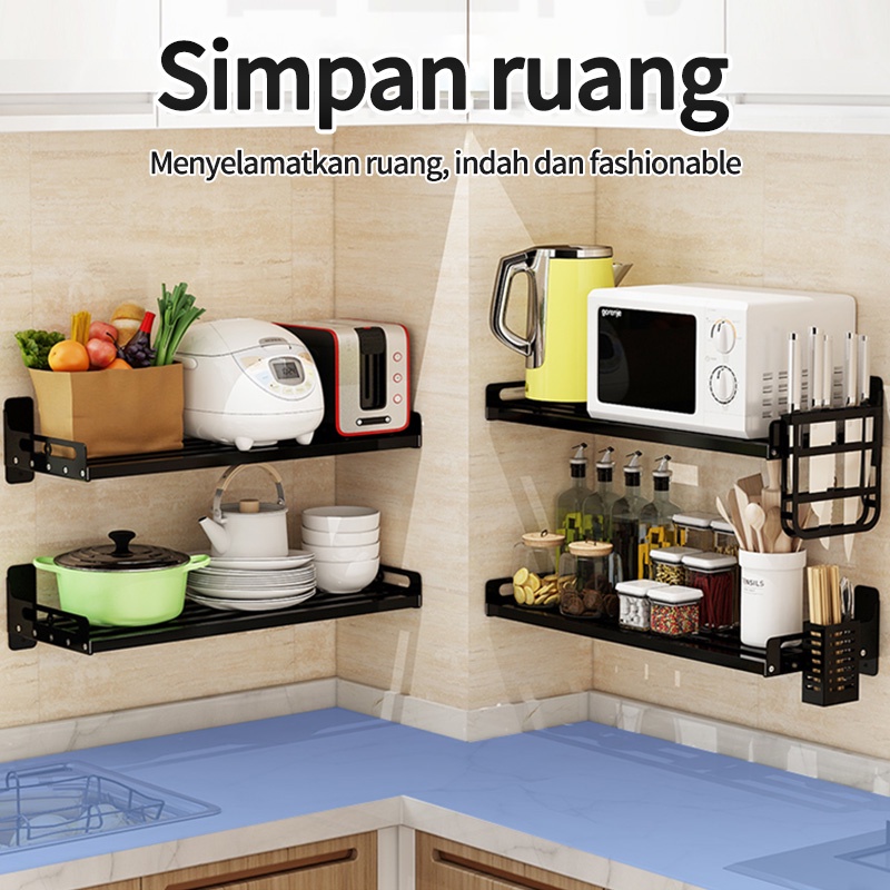 Jual Rak Microwave Rak Dapur Dinding Rak Bumbu Gantung yang Oven Rak ...