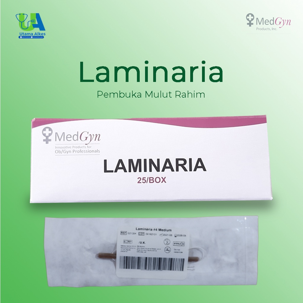 Jual LAMINARIA | CERVICAL DILATOR | PEMBUKA MULUT RAHIM | UKURAN M | MEDGYN | Shopee Indonesia