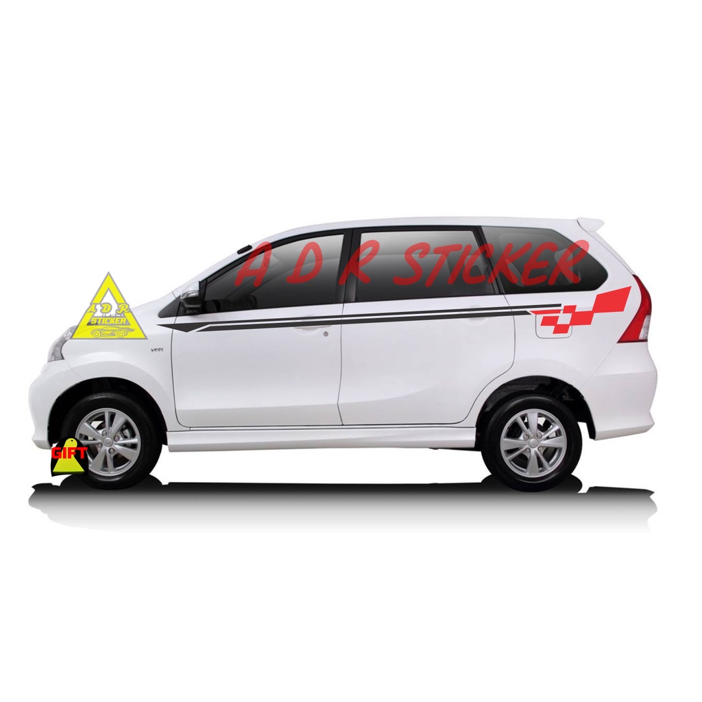 Jual NEW STICKER STIKER MOBIL DAIHATSU XENIA TARUNA ROCKY AYLA CUTTING ...