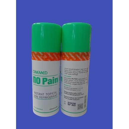 Jual No Pain Spray Skin Refrigerant Onemed 100ml // No Pain Spray Sakit ...