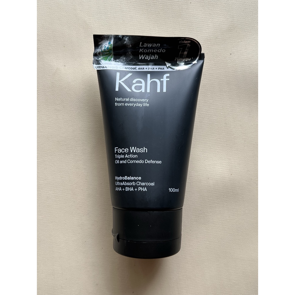 Jual Kahf Triple Action Oil & Comedo Defense Face Wash 100 ml - Sabun ...