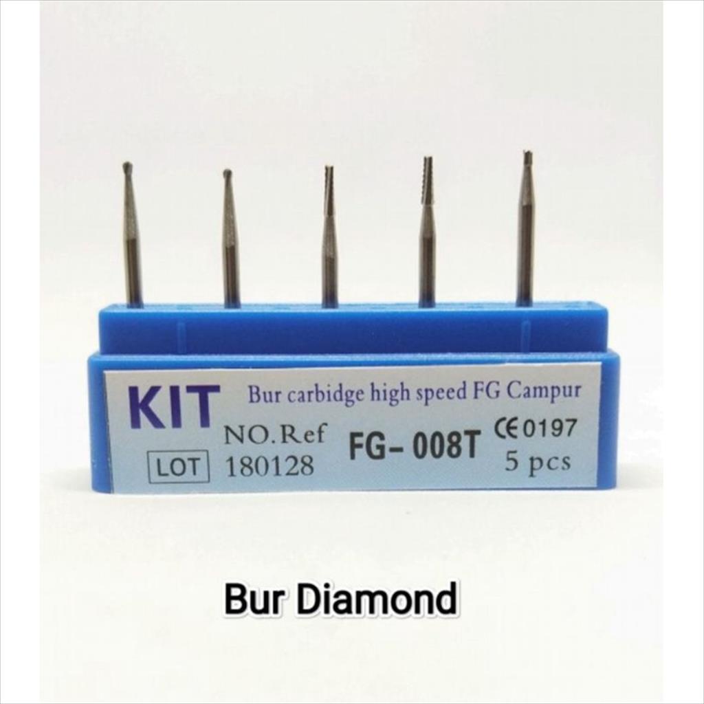 Jual Carbide bur Highspeed round & Fissure set FG-008T | Shopee Indonesia