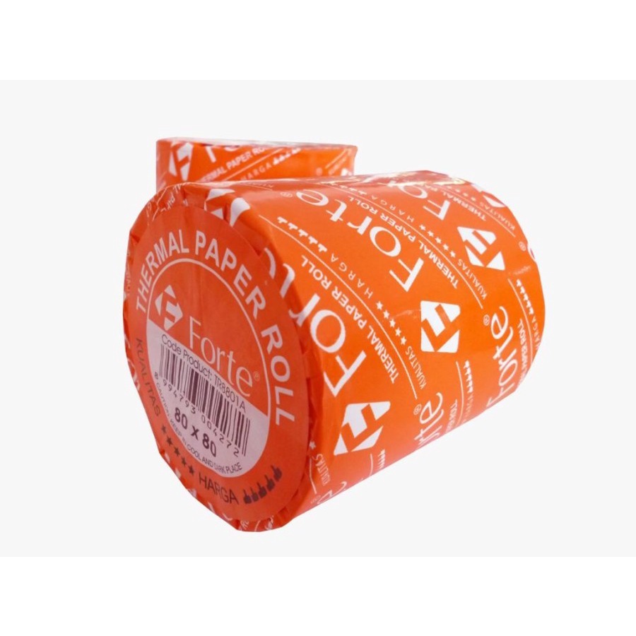 Jual Kertas Thermal Roll Forte 80 X 80/ forte thermal paper roll ...