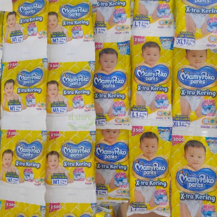 Jual Mamypoko popok Renceng / Renteng sachet mamy poko / popok S M L XL ...