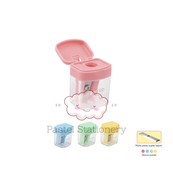 Jual Serutan Rautan Pensil Pastel Joyko B-167 - Pencil Sharpener Joyko ...